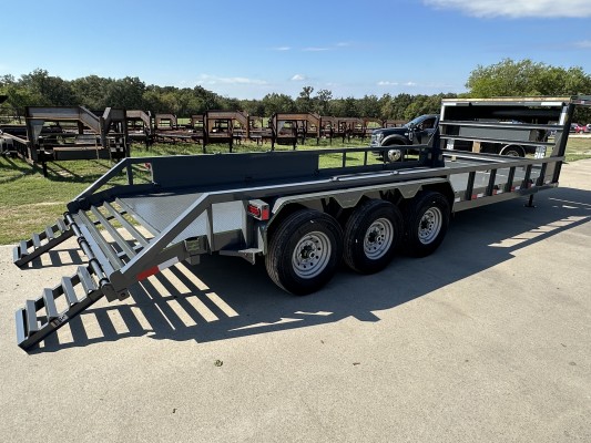 96"W GOOSENECK TANDEM AXLE HEAVY DUTY LOWBOY PIPE TOP UTILITY (FARM USE ...
